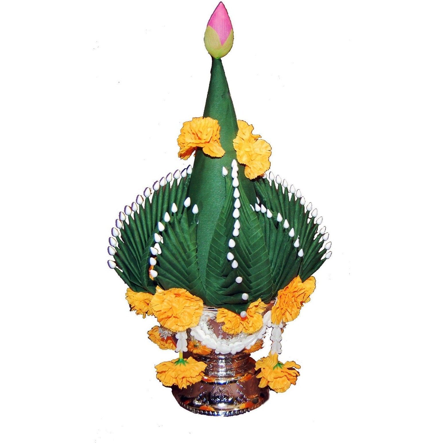 เครื่องตกแต่งแท่นบูชาพุทธ FLO-111 – Uniquely Thai Lao TV